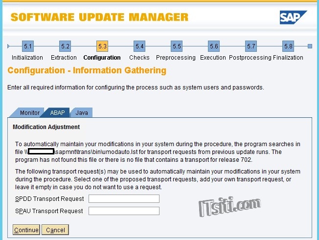 Steps to Upgrade SAP Support Package Stack using SUM